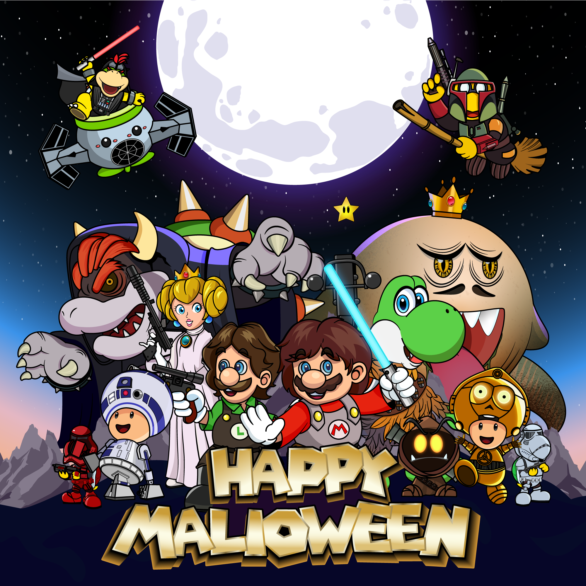 Super Mario Star Wars Bros - Pixel Dreams Vietnam